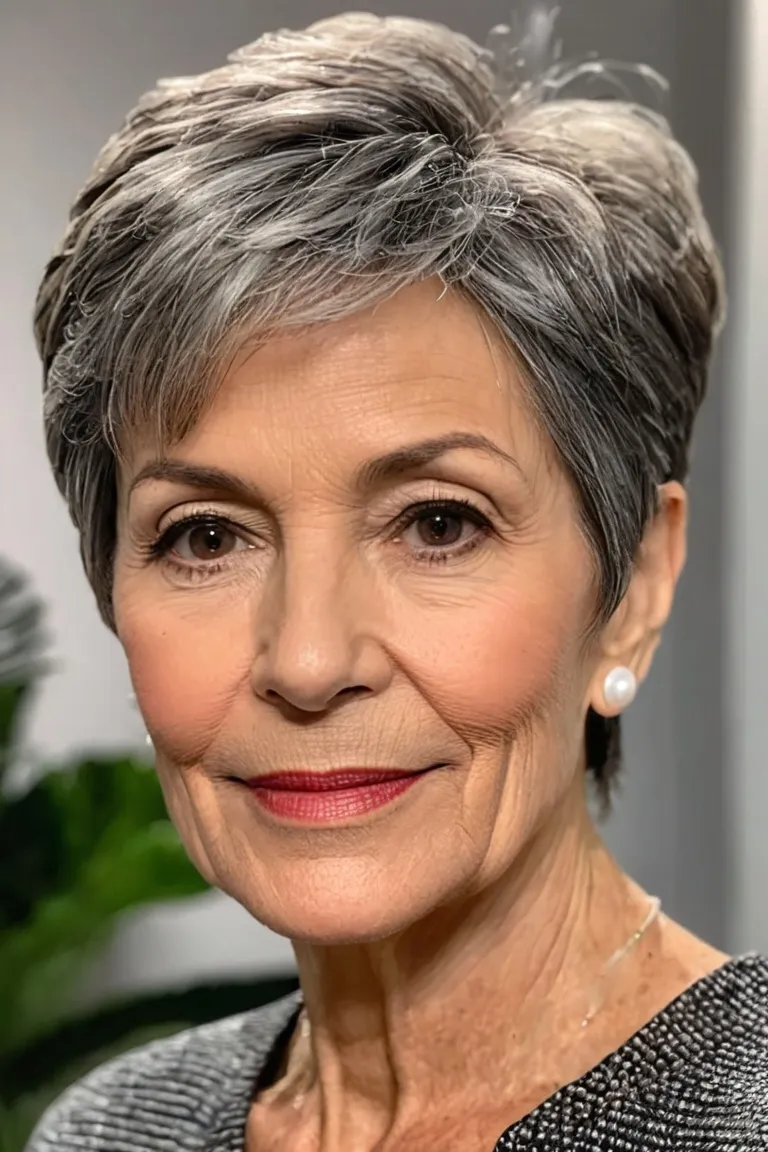 42 Wash and Wear Haircuts For Women Over 60