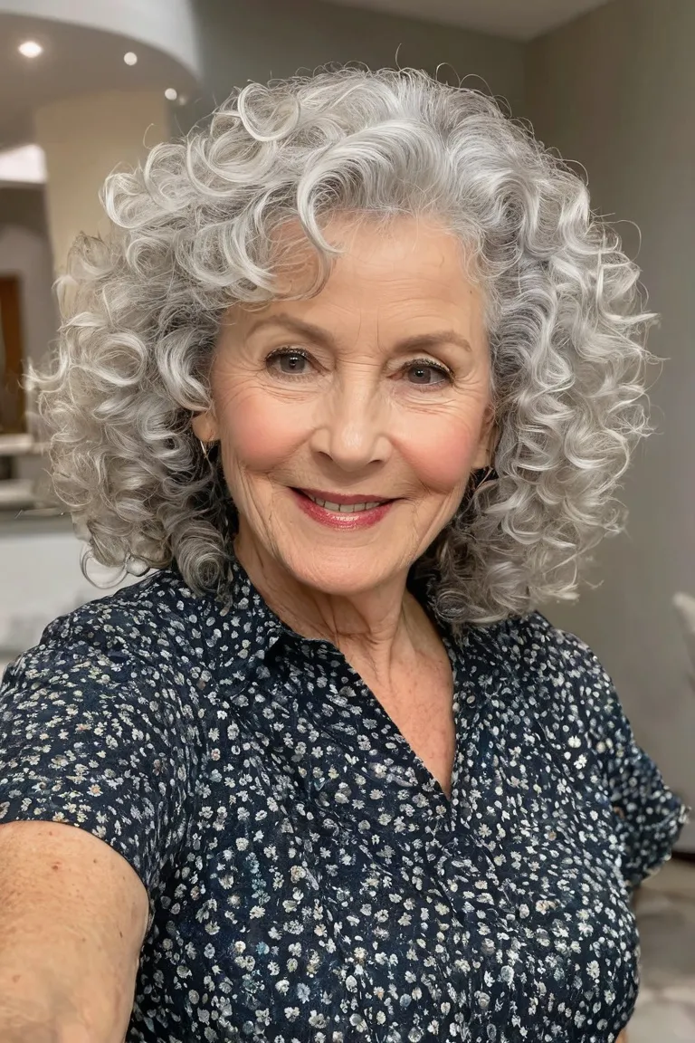 39 Medium-Length Hairstyles for Women Over 60