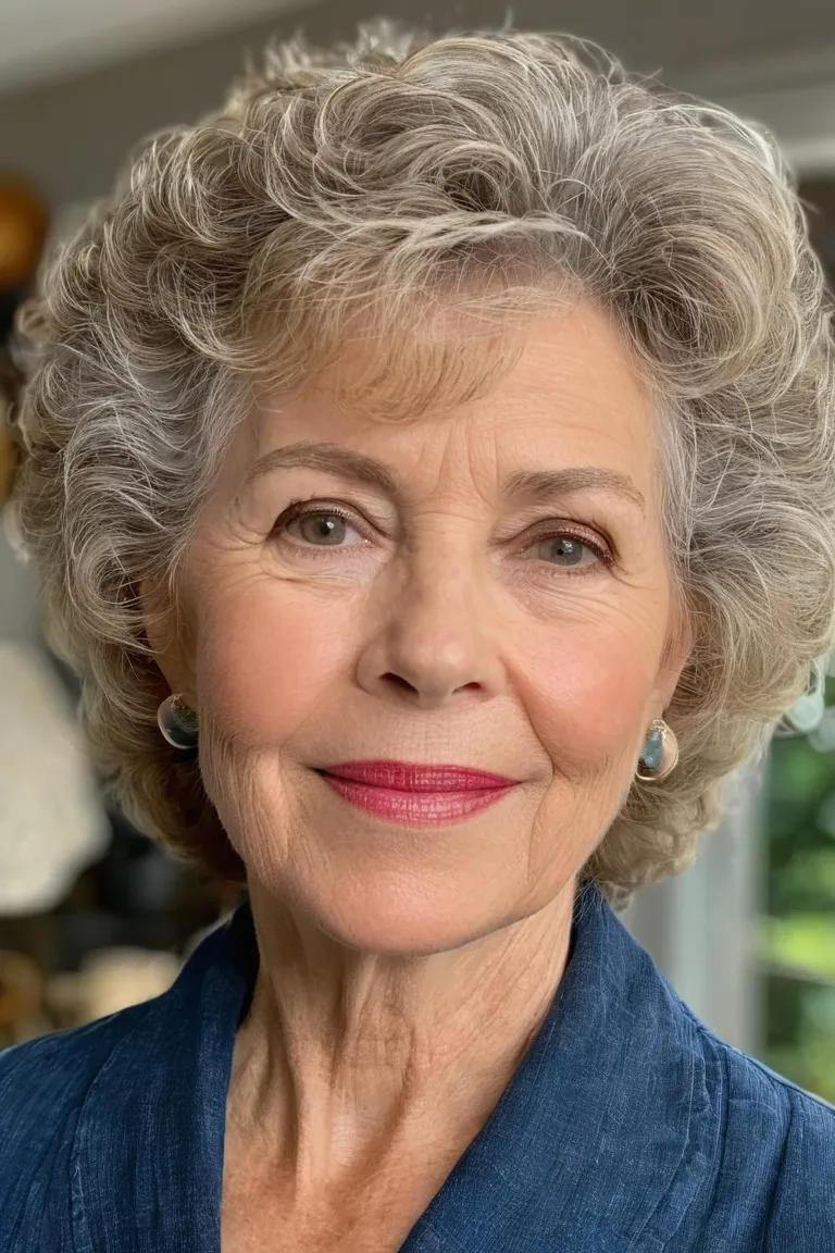 40 Curly Hairstyles for Women Over 60