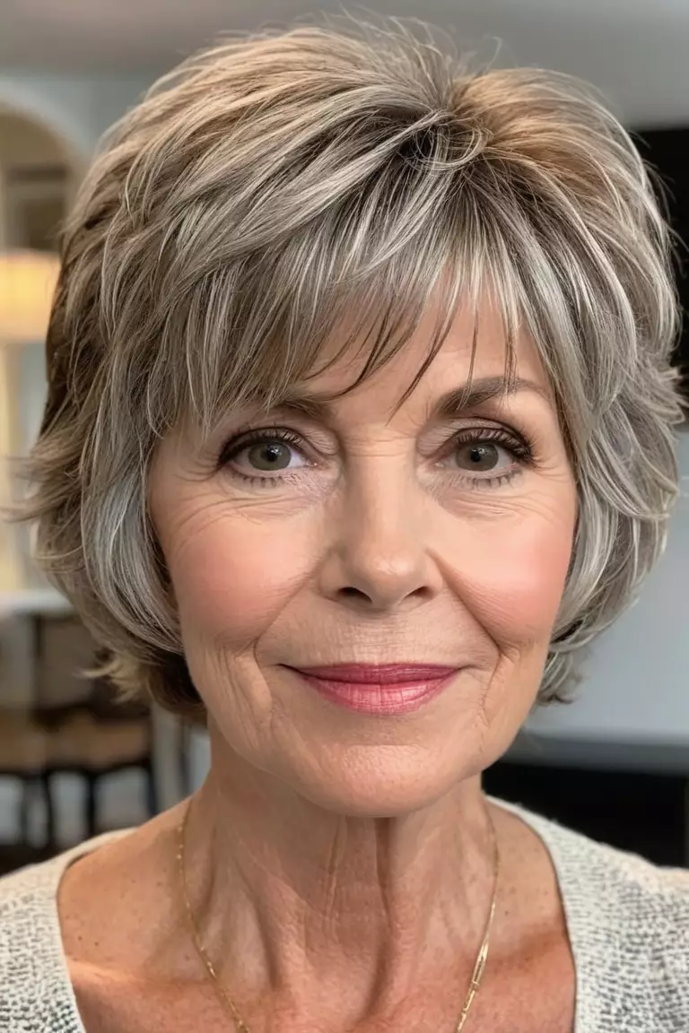 22 Short Shag Hairstyles for Women Over 60