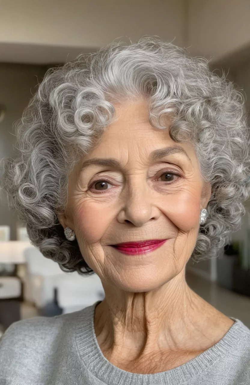 23 Gray Bob Hairstyles for Women Over 70